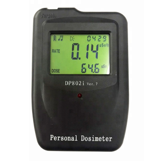 Dosímetro de radiación personal. Rayos X, gamma y beta. Medidor LCD de ...