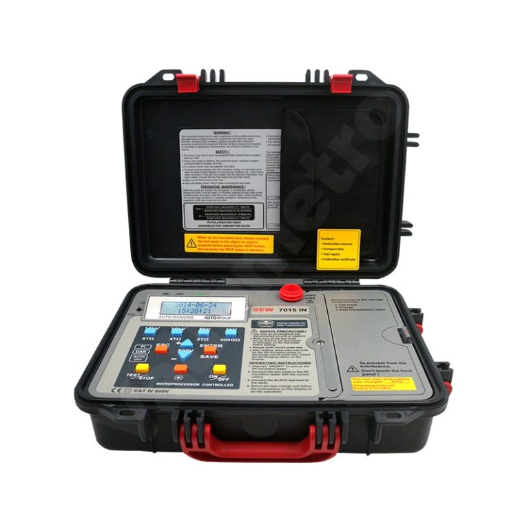 Megóhmetro 15 KV, 2 TΩ (2000GΩ) Medidor de alta aislacion con detector ...