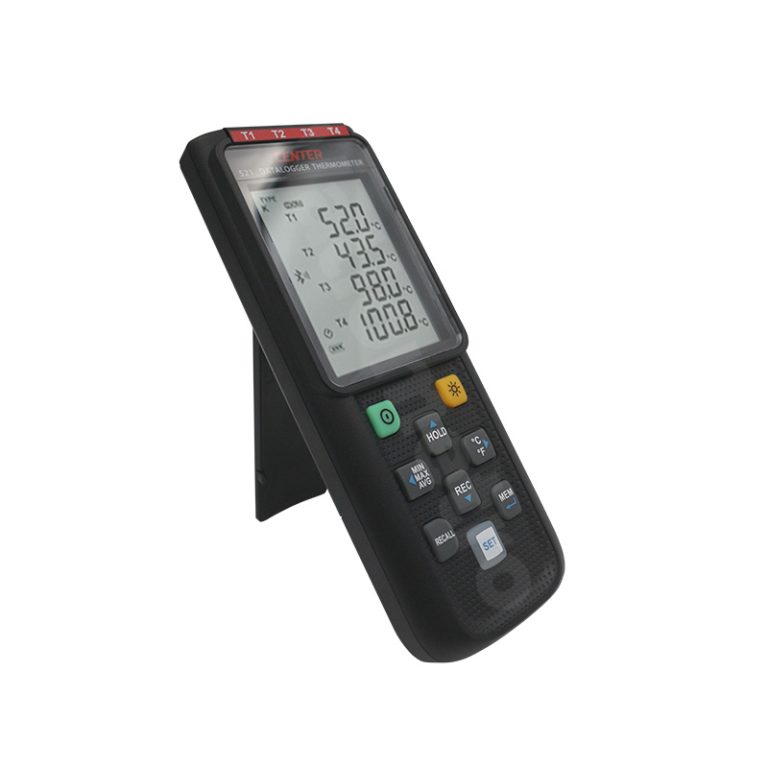 Termómetro Bluetooth de 4 Canales con Datalogger, CENTER 521 - Valiometro