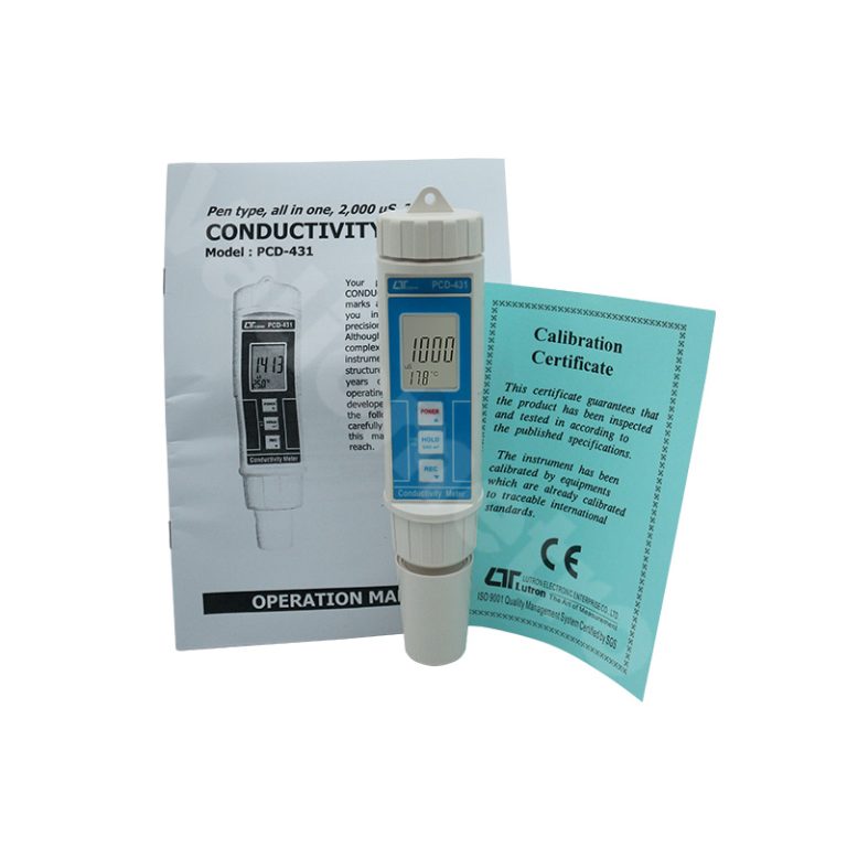 Conductímetro portátil tipo lapicero PCD-431 – Valiometro